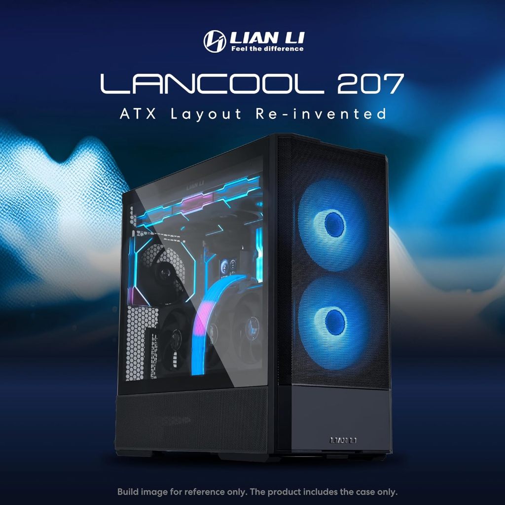 Jual LIAN LI LANCOOL 207 BLACK MID TOWER PC CASE CASING GAMING CHASSIS ...