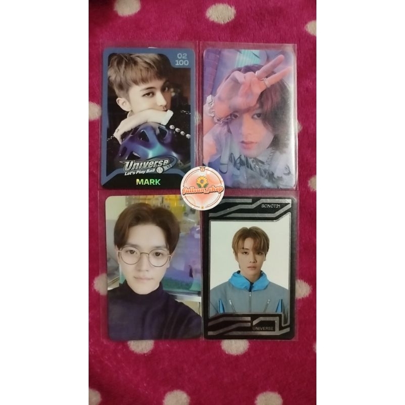 Jual PC official NCT Mark Taeyong Yuta Sungchan SET ( BACA DESKRIPSI ) | Shopee Indonesia