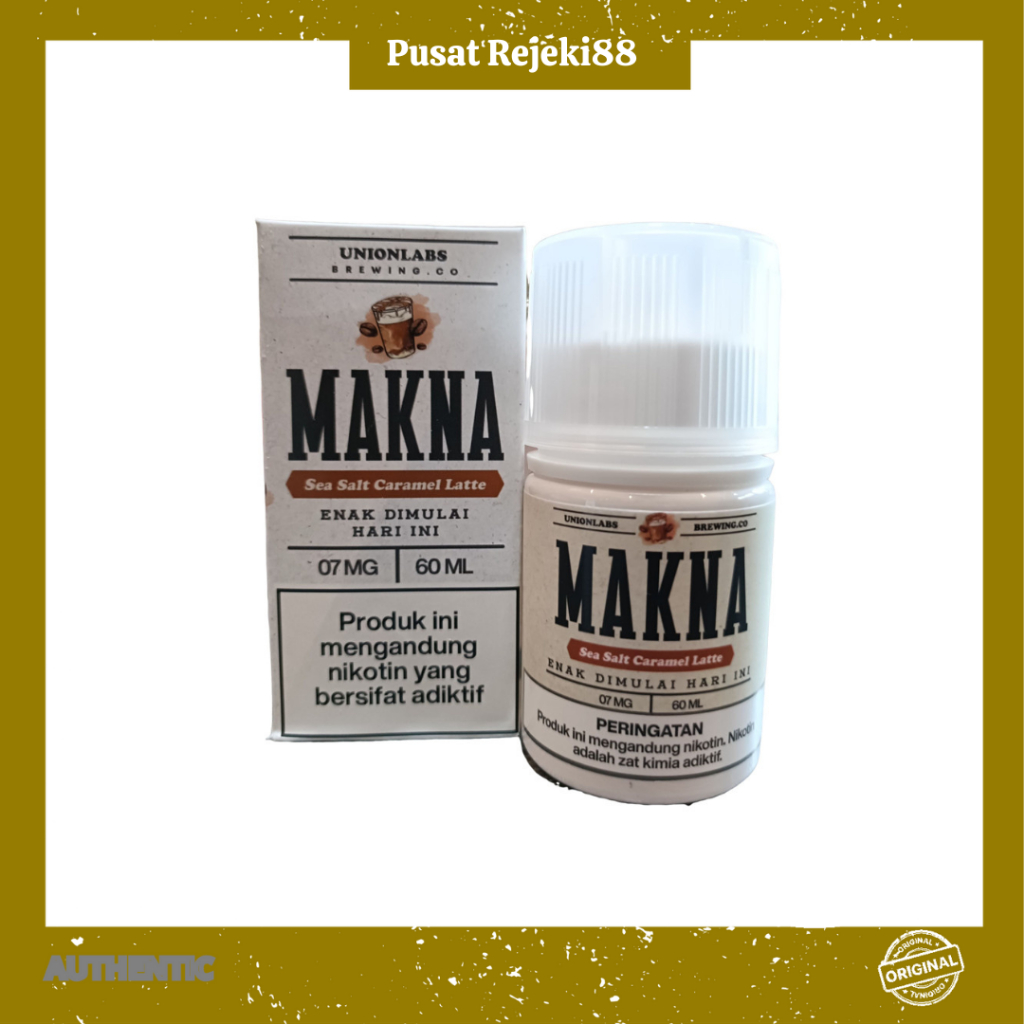 Jual Makna Liquid V3 Sea Salt Caramel Latte Freebase 60ml By Unionlabs ...
