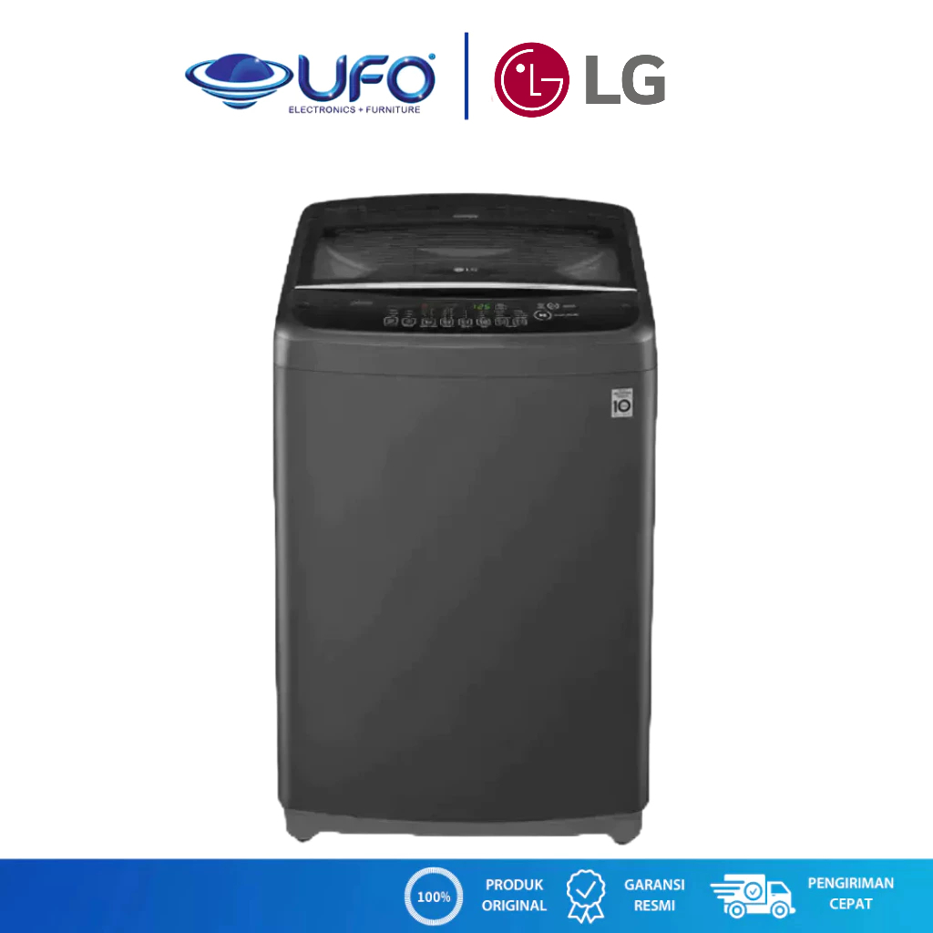 Jual LG Mesin Cuci 1 Tabung Top Loading Bukaan Atas Smart Inverter Kapasitas 9 KG T2109VS2B ...