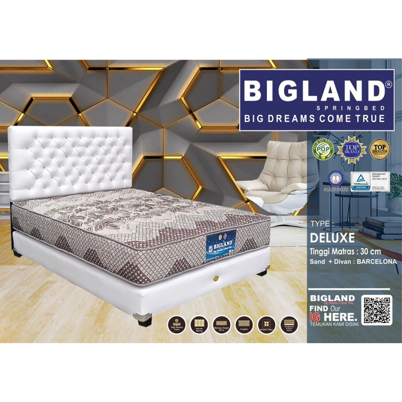 Jual Matrass Bigland Deluxe Std / Kasur Bigland murah!!! | Shopee Indonesia