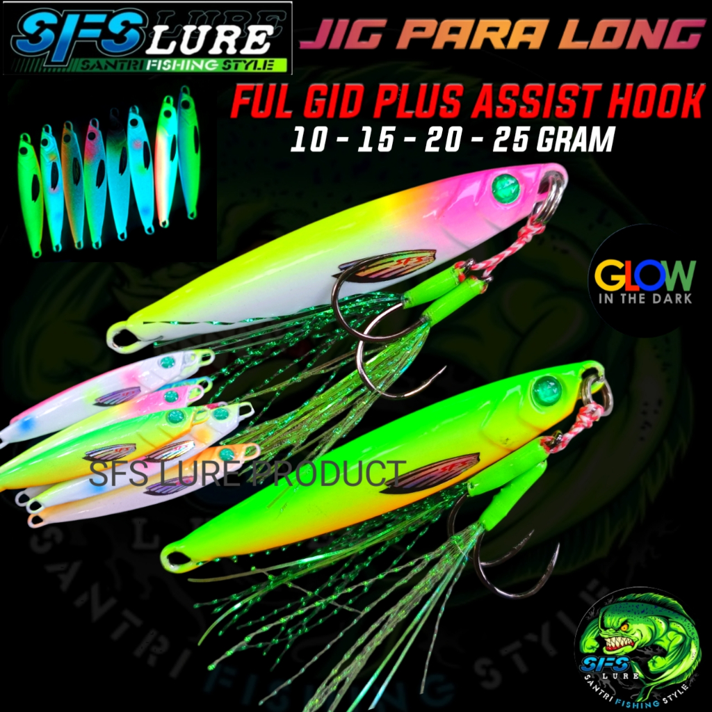 Jual Micro jig plus kail 25gram micro jig 20gram15gram micro jig 1set metal jig 1set micro jig ...
