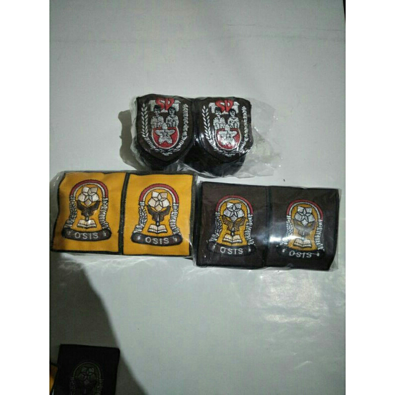 Jual Badge osis,SD,SMP,SMA per 1pack(isi 100pcs) | Shopee Indonesia