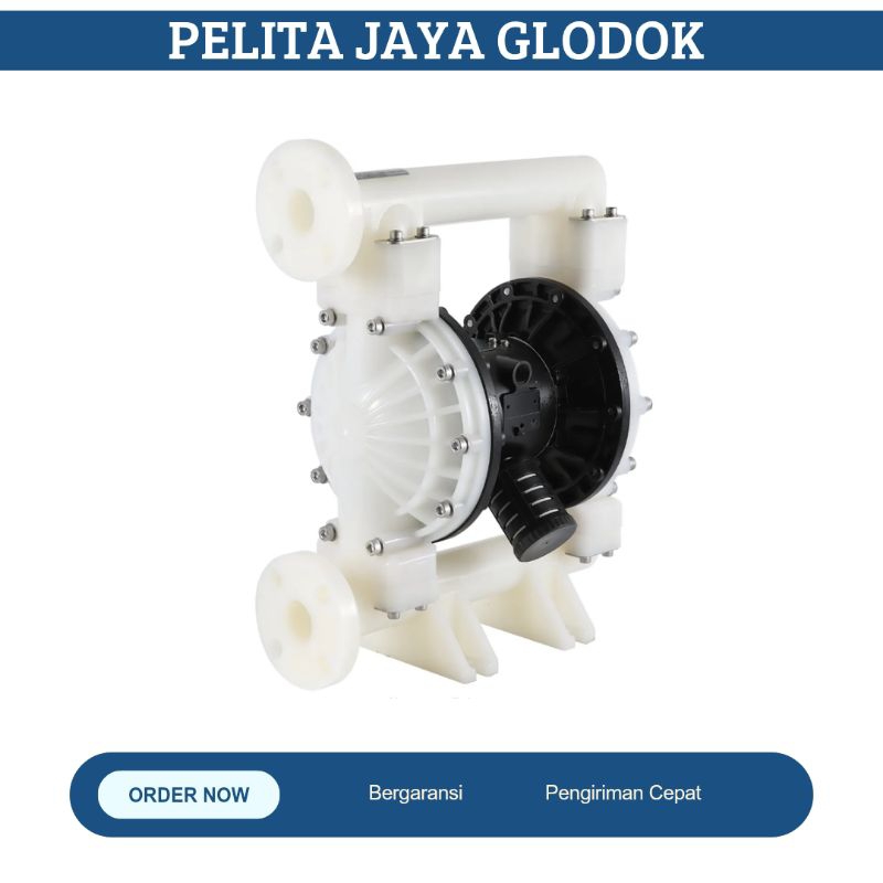 Jual Pompa Diaphragm QBK/QBY 50 AODD 2 inch (Body polypropylene / PP) | Shopee Indonesia