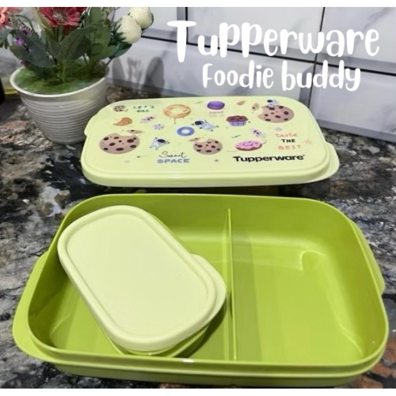 Jual ORIGINAL TUPPERWARE FOODIE BUDDY WADAH BEKAL | Shopee Indonesia