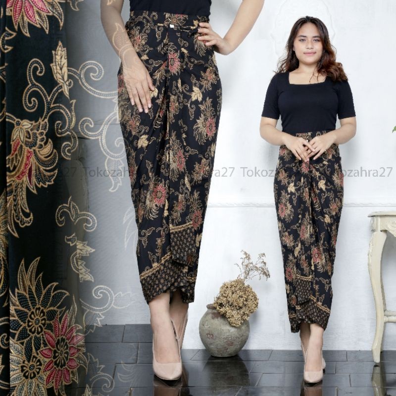 Jual Rok Rumbai Batik / Bawahan Kebaya / Rok Instan Langsung Pakai ...