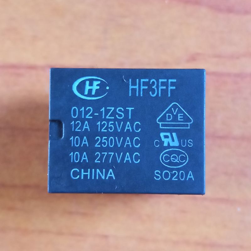 Jual RELAY HF3FF 12V 10A 5 Pin Cabutan Original Harga 1 Pcs | Shopee ...