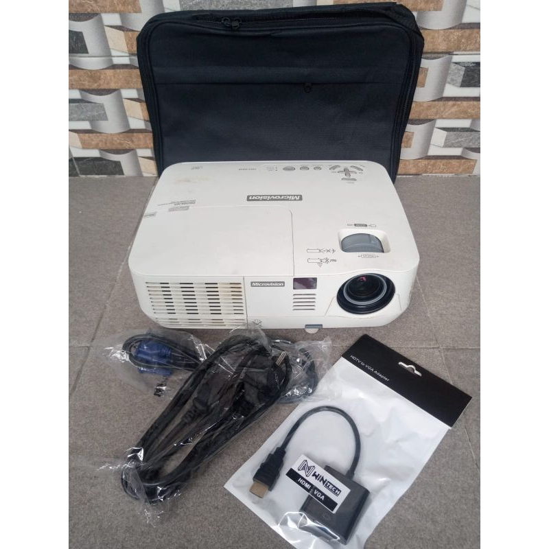Jual Proyektor Bekas Microvision Ms130ed | 3000lumens | tech DLP | svga ...