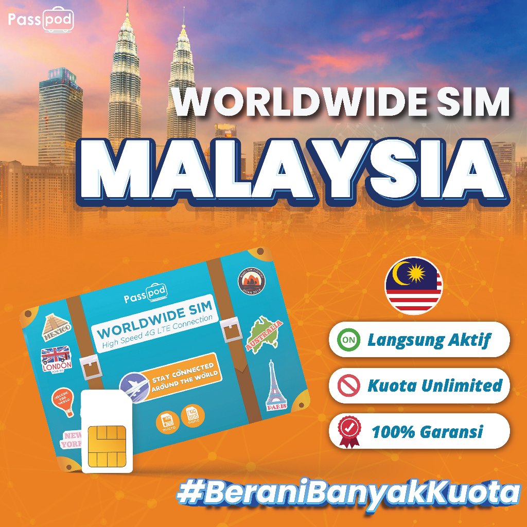 Jual Sim Card Malaysia Paket Kuota Besar 15 Days 7GB | Shopee Indonesia