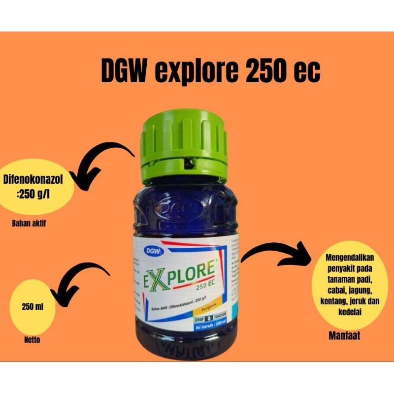 Jual FUNGISIDA EXPLORE 250 EC 250 ML BONUS KAOS | Shopee Indonesia