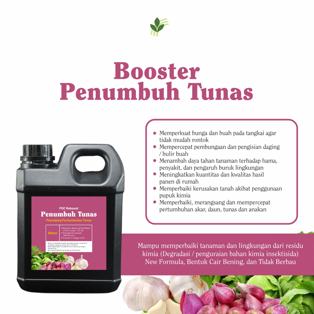 Jual Booster Tunas Reboost Turbolizer Penumbuh Tunas Baru Pupuk Organik ...
