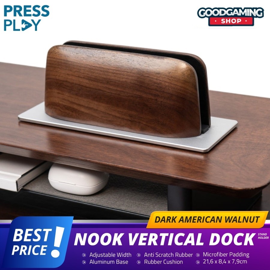 Jual Press Play NOOK VERTICAL DOCK Tablet Laptop Gadget Stand Holder ...