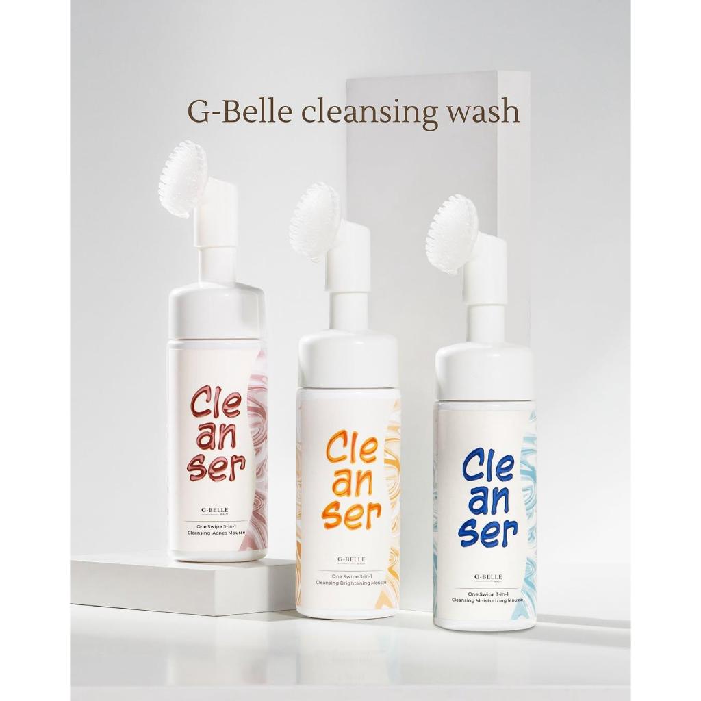 Jual GBELLE | Face wash 3 in 1 Brightening Mousse 150ml | Pembersih ...