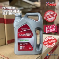 Jual Oli Mobil Pertamina - FASTRON DIESEL 15W-40 API CI-4 (LAM) (4L) | Shopee Indonesia
