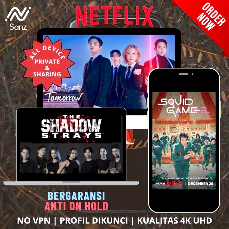 Jual NETFLIXXX LEGAL 4K TOP SELLER^_^PREMIUM 1 BULAN GARANSI | Shopee Indonesia
