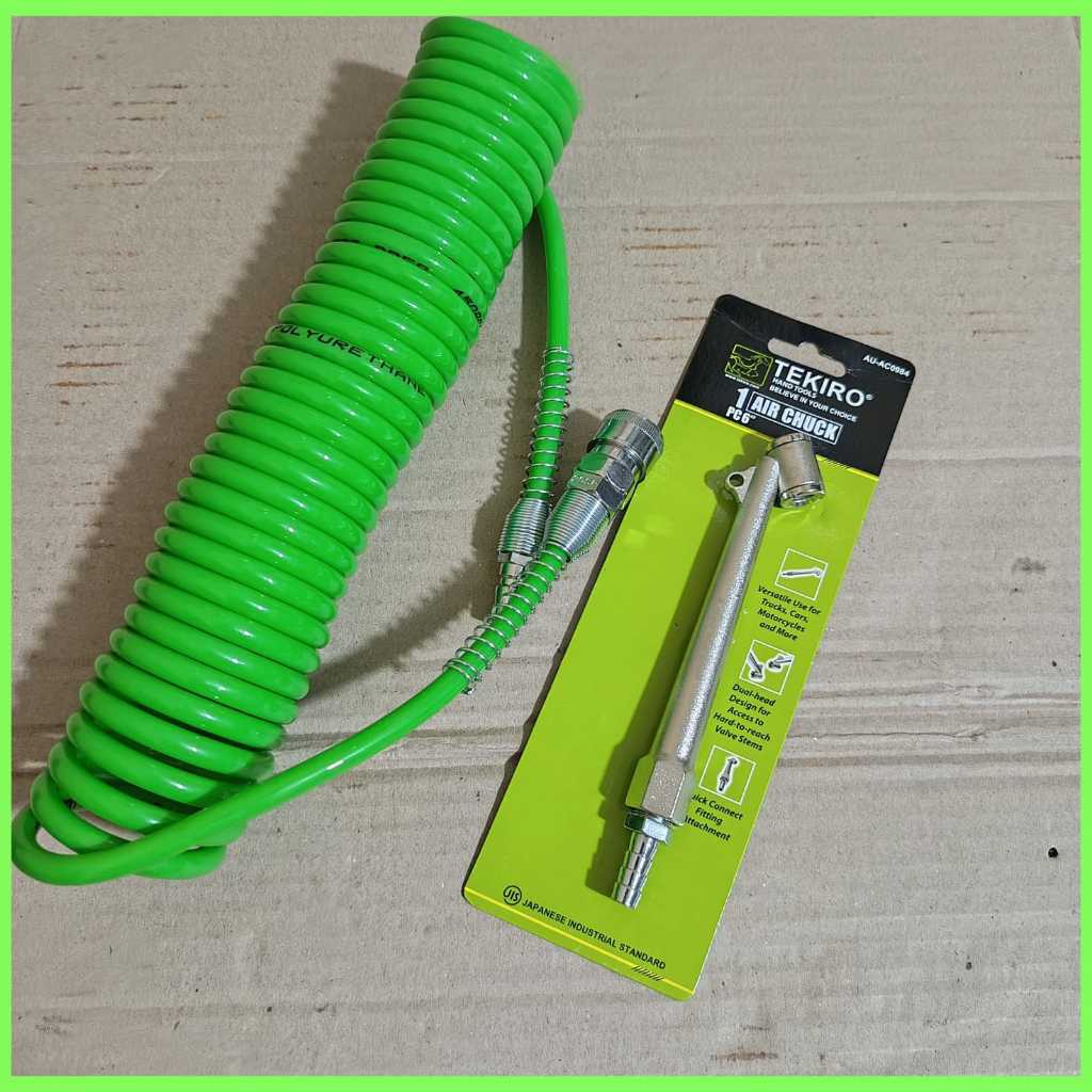 Jual Tekiro Selang 6 Meter Dan Air Chuck Isi Angin Paket Peralatan ...
