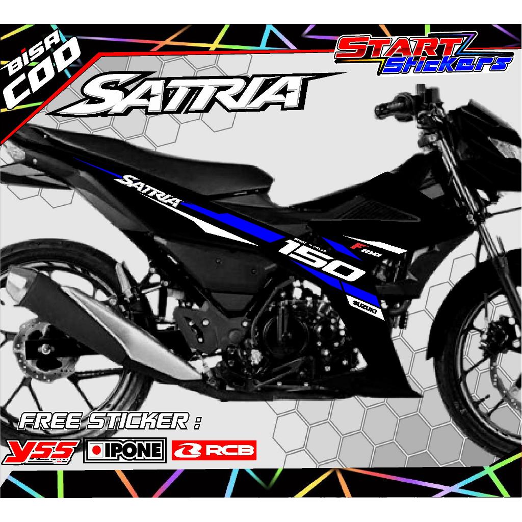 Jual STRIPING VARIASI SUZUKI SATRIA INJEKSI / STIKER LIST MOTOR SUZUKI ...