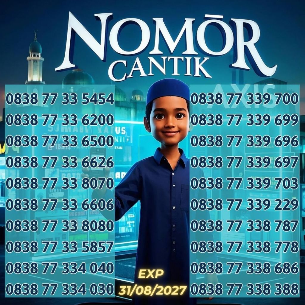 Jual Nomor Cantik Axis Seri 0838 7733 ABAB Dan Ekor Triple Harga mulai ...