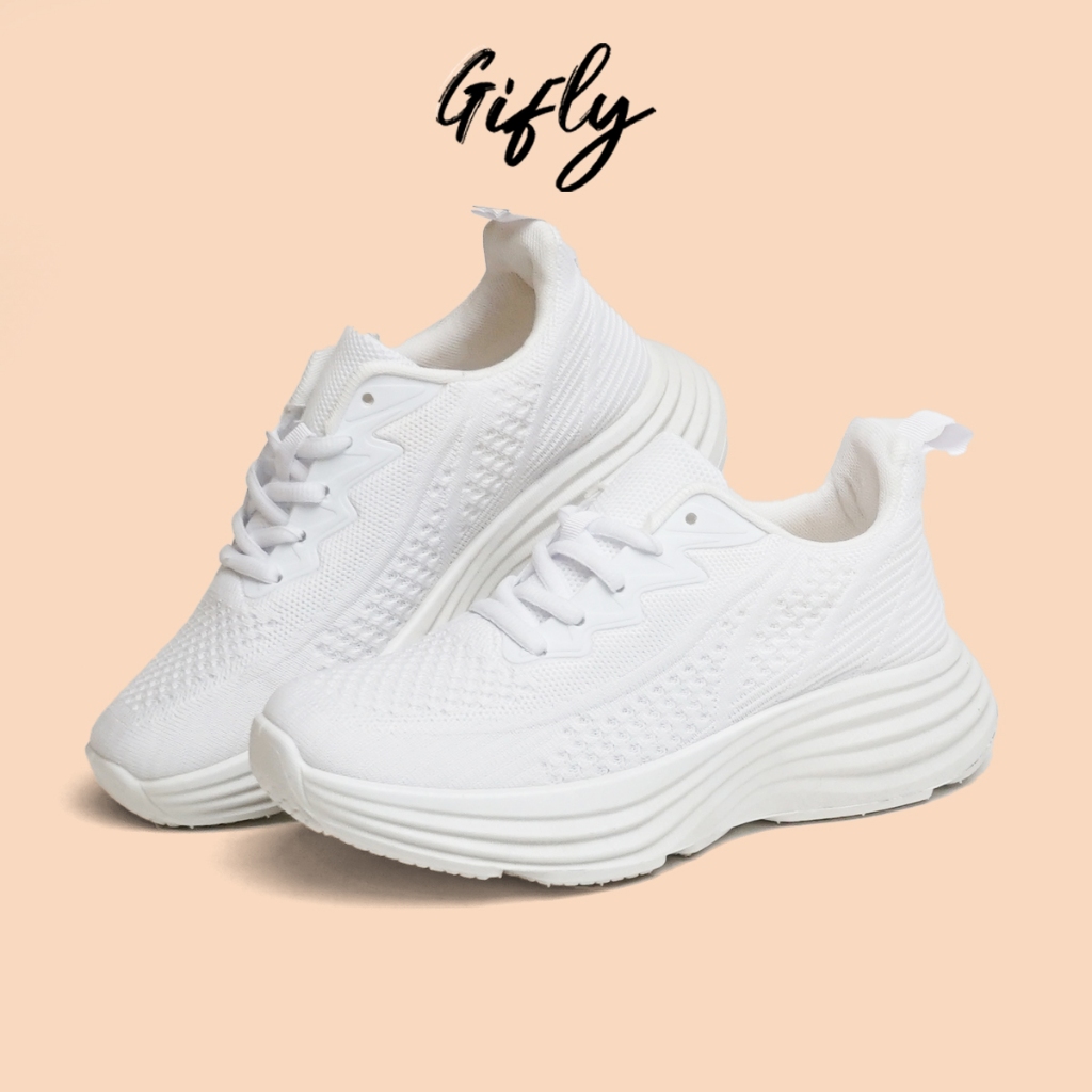 Jual GIFLY Eunji Sepatu Sneakers Wanita Sport Shoes GD020 | Shopee ...
