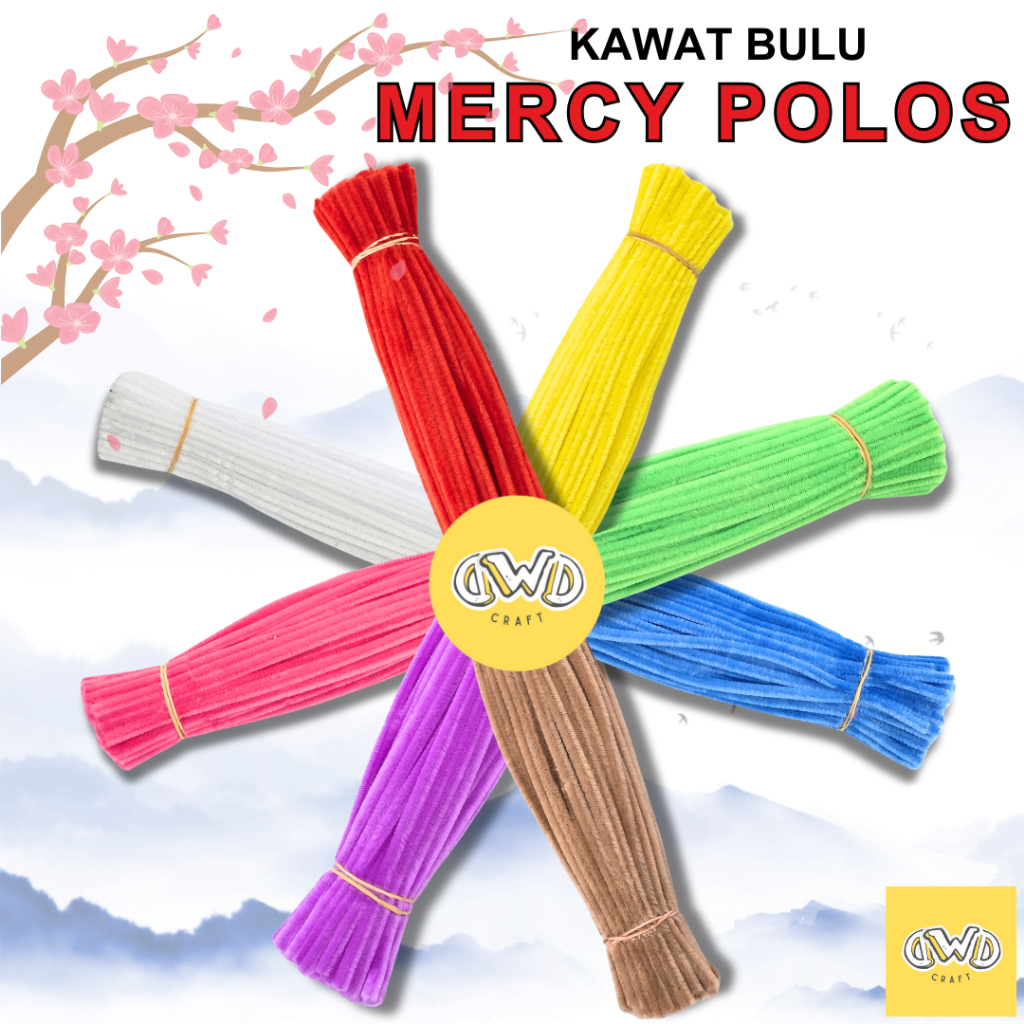 Jual Kawat Bulu Mercy Polos Pipe Cleaner 100 pcs | Shopee Indonesia