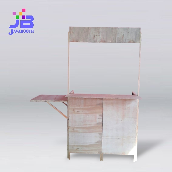 Jual Booth Portable Kayu / Booth Polos / Gerobak Lipat / Meja Lipat ...