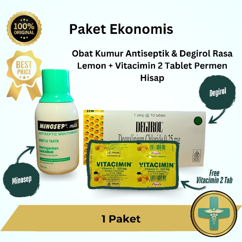 Jual Paket Ekonomis Obat Kumur Antiseptik & Degirol Rasa Lemon ...