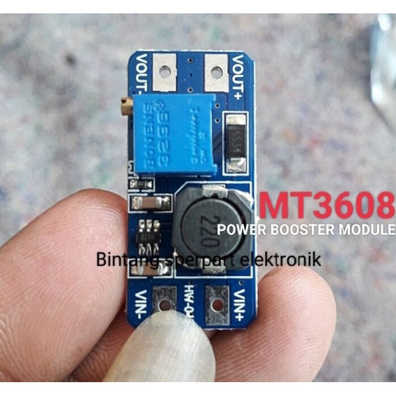 Jual MT3608 DC STEP UP 2A POWER BOOSTER MODULE ARDUINO RASPBERRY MT 3608 MODULE STEP UP MODUL ...