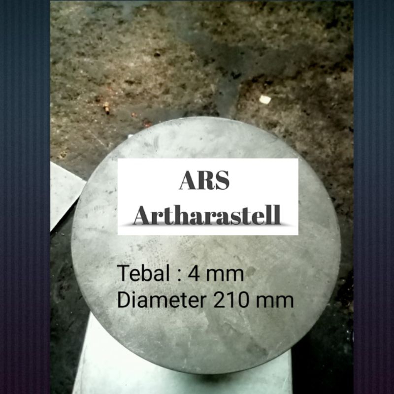 Jual Besi plat bulat diameter 210 mm tebal 4 mm | Shopee Indonesia