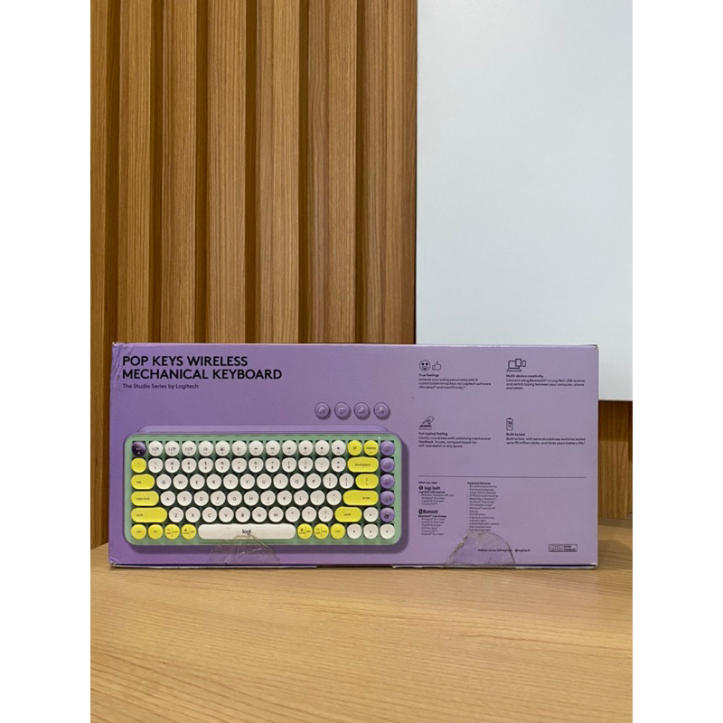 Jual Logitech keyboard pop keys wireless | Shopee Indonesia