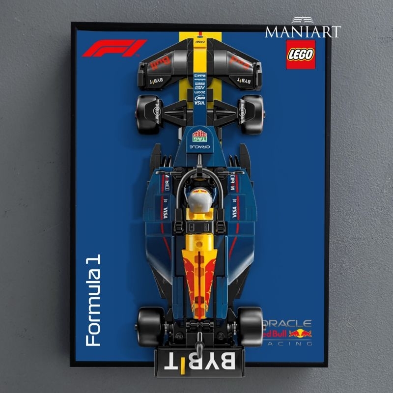 Jual RB F1 Series Lego Speed Champions Display Poster Frameblock Wall ...