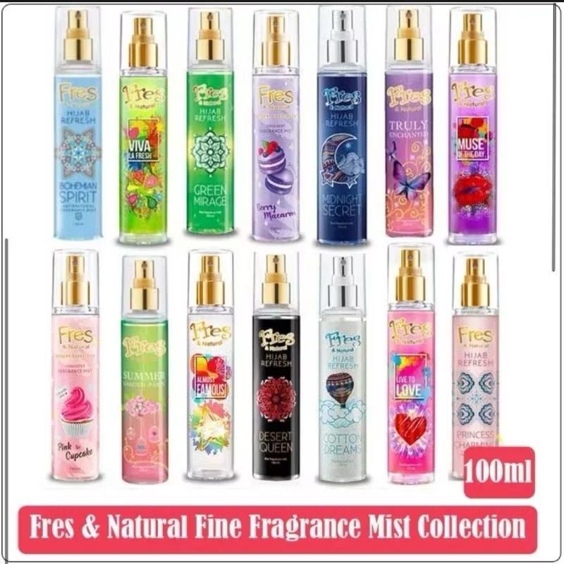 Jual Parfume Fres 100ml , Parfum fress , body mist fresh | Shopee Indonesia