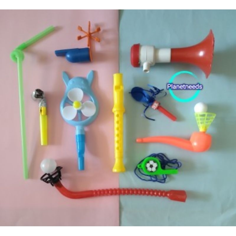 Jual MAINAN PELUIT ALAT TERAPI WICARA 10 PCS/MAINAN PLUIT TERAPI BICARA ...