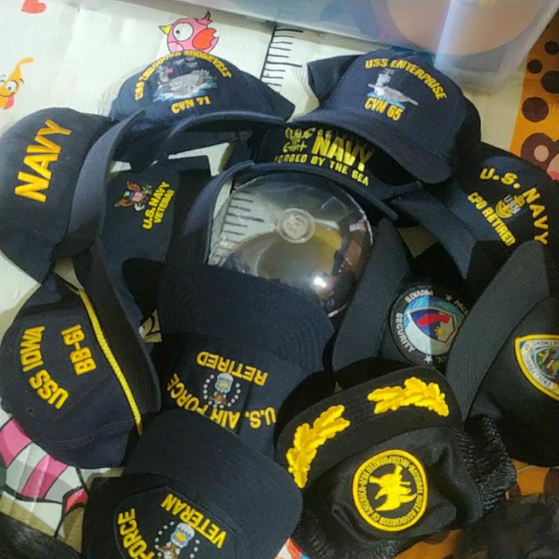 Jual topi uss topi usa topi veteran | Shopee Indonesia