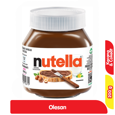 Jual nutella Hazelnut Cocoa Spread 200 gram | Shopee Indonesia