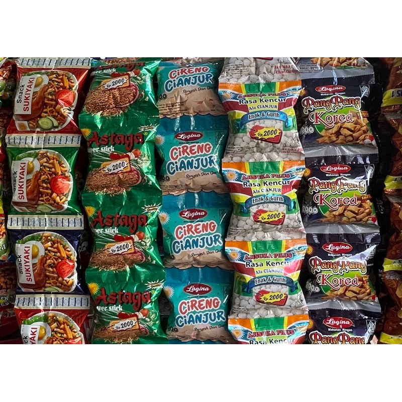 Jual CAMILAN - SNACK JADUL 30gr/ pcs-300gr/1 renceng ,SUKIYAKI,ASTAGA ...
