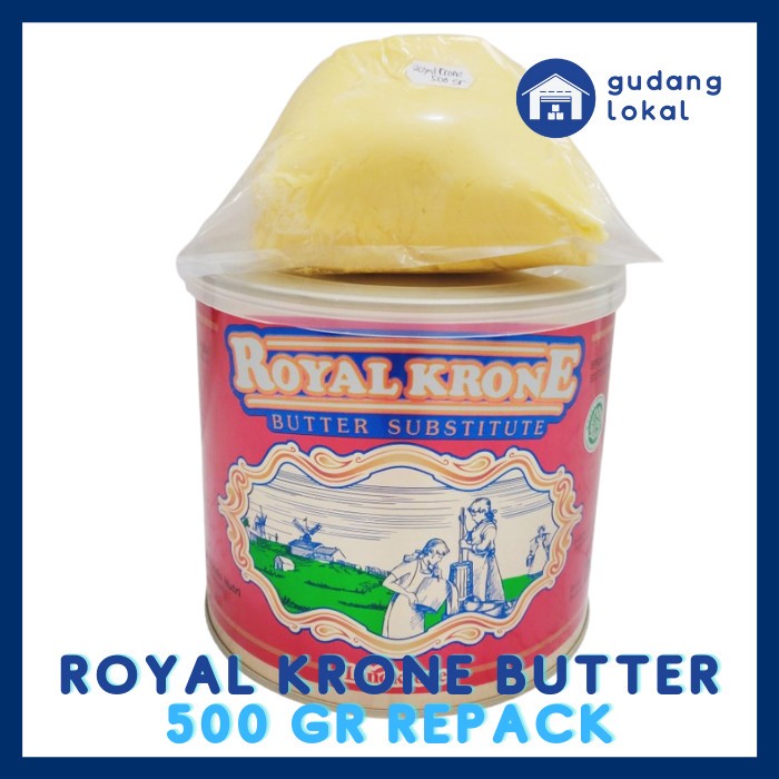 Jual ROYAL KRONE BUTTER REPACK 500GR | Shopee Indonesia