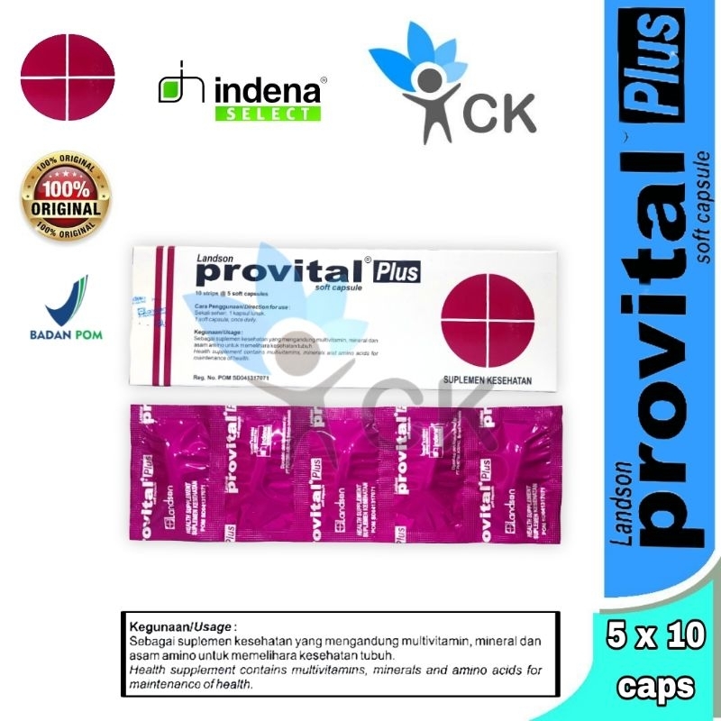 Jual PROVITAL PLUS BOX @ 50 SOFT GEL, PENINGKAT DAYA TAHAN TUBUH ...