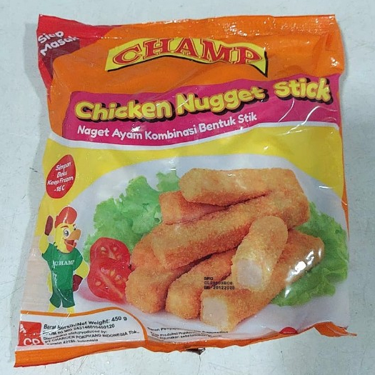 Jual Champ chicken stick nugget 450 gr | Shopee Indonesia
