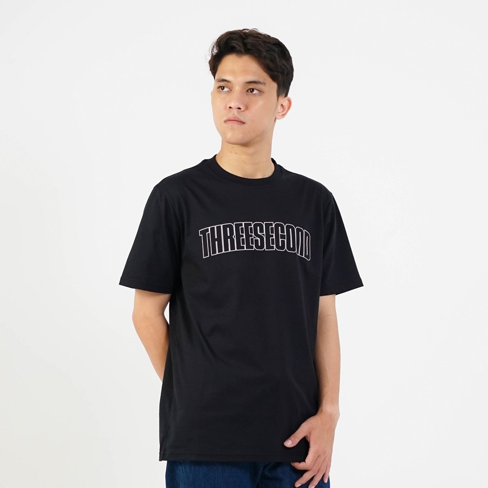 Jual 3Second Kaos Pria Lengan Pendek Regular Fit Katun Logo Script Kane OL-C050425 | Shopee ...
