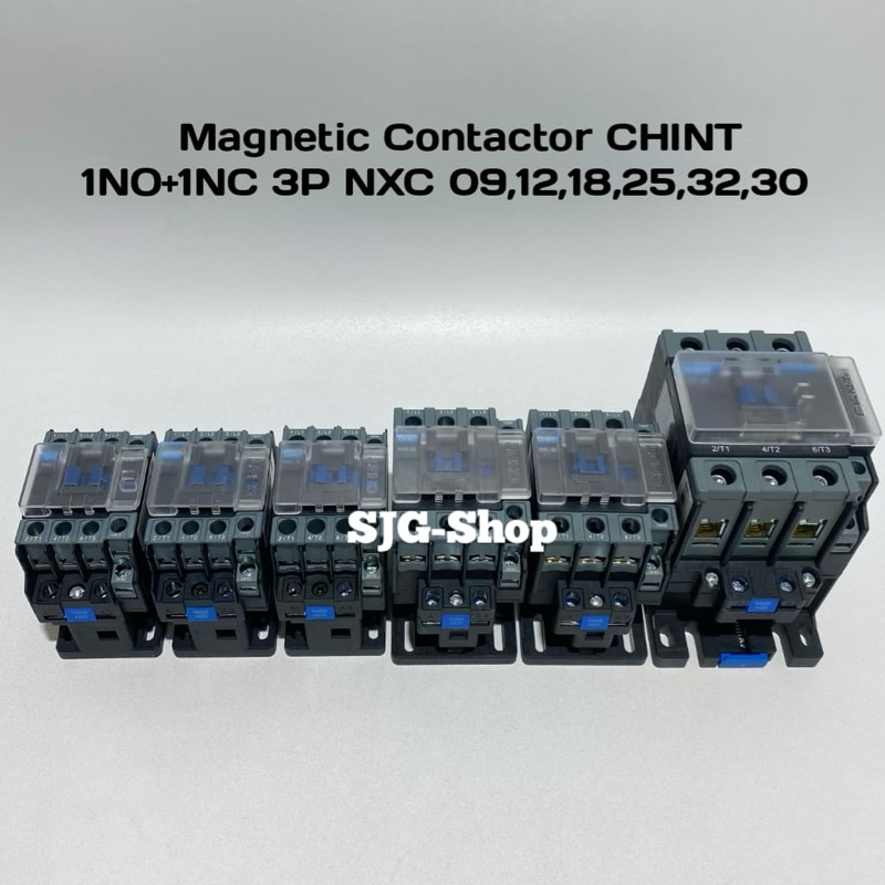 Jual Magnetic Contactor Chint 1NO+1NC 3P NXC 09,12,18,25,32,40 Ampere Chint AC Contactor ...