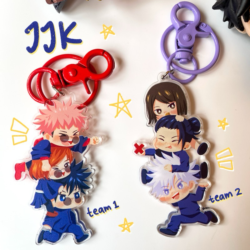 Jual JJK Jujutsu Kaisen Keychain Acrylic / gantungan akrilik Anime Gojo ...