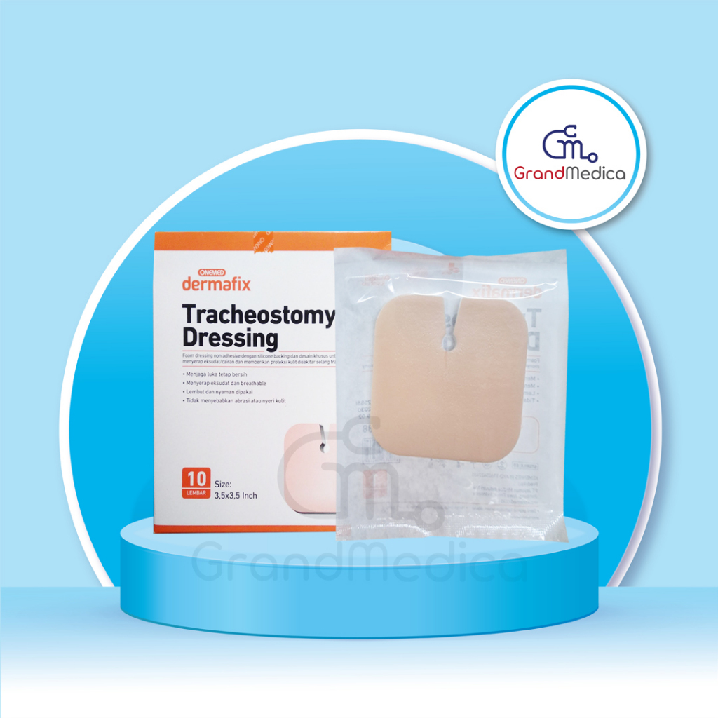Jual Dermafix Tracheostomy Dres 3,5x3,5/Balutan Trakeostomi/Perban ...