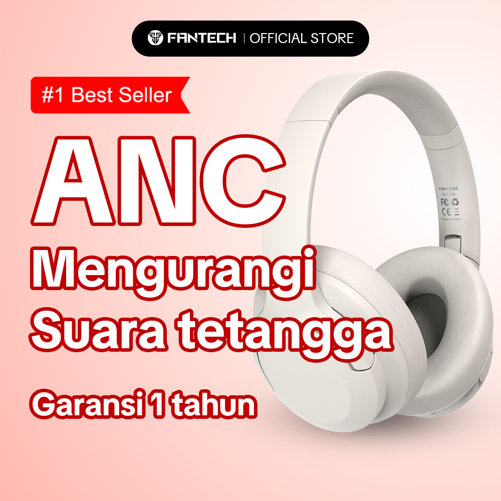 Jual Fantech GO Headphone ANC Wireless Bluetooth 5.3 with Noise ...