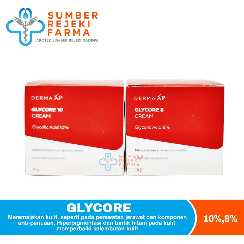 Jual Glycore Krim 10 Gram - Menyamarkan Kulit Gelap dan Flek Hitam ...