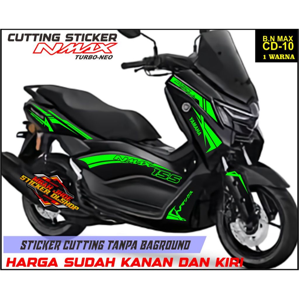 Jual CUTTING STICKER/STRIPING MOTOR ALL NEW YAMAHA NMAX STIKER NMAX ...
