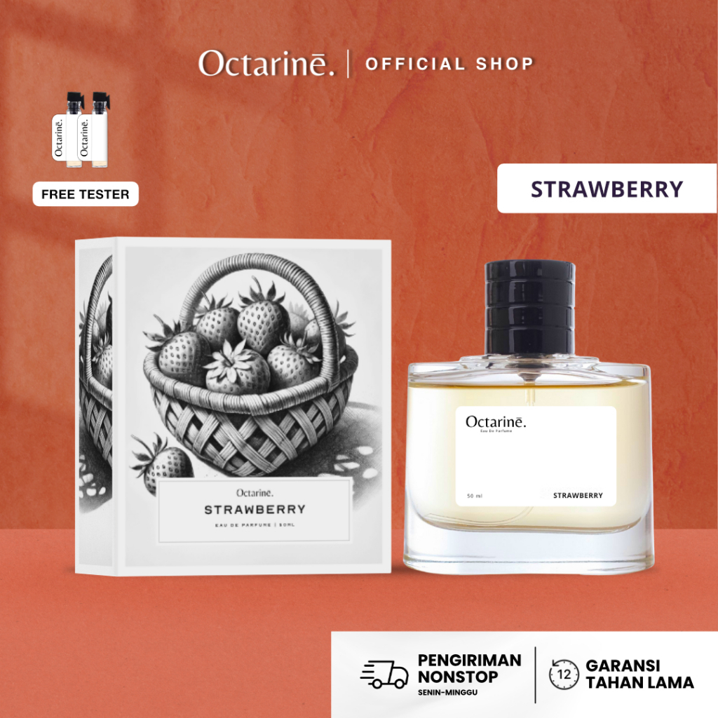 Jual Octarine - Strawberry Parfum Unisex Aroma Sweet Fruity | Shopee ...