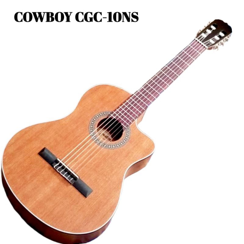 Jual Gitar Akustik Klasik Nylon Cowboy CGC-100 NS Coklat Tua | Shopee Indonesia