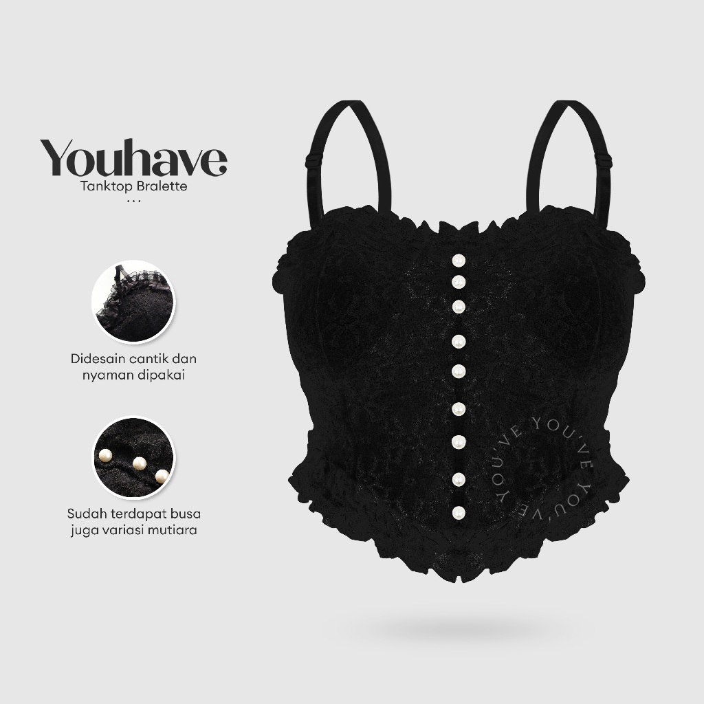 Jual Lipton Tanktop Tank top Bustier Wanita Crop Top Tengtop Tangtop ...