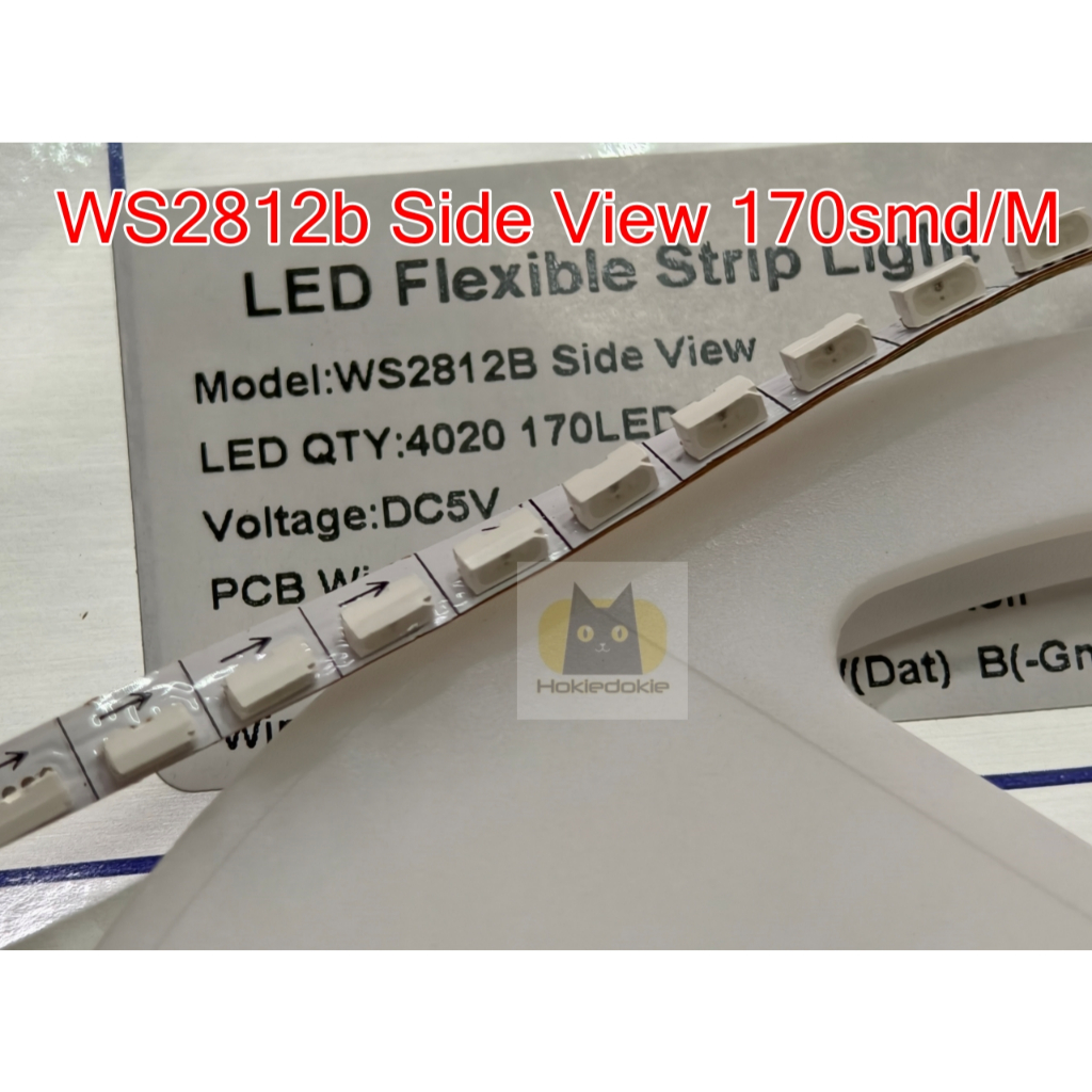 Jual LED STRIP Side View 4MM 170smd/m Alis WS2812B WS2812 5V 1M ...