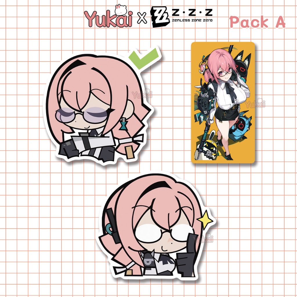 Jual Stiker Yanagi Zenless Zone Zero (ZZZ) Premium - Sticker Pack Anime ...